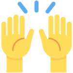 Arti Emoji 🙌 Angkat Tangan (Raising Hands) - Emojipedia Indonesia