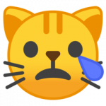 Arti Emoji 😿 Kucing Menangis (Crying Cat) - Emojipedia Indonesia