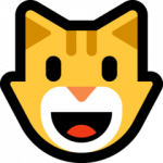 Arti Emoji 😺 Kucing Menyeringai (Grinning Cat) - Emojipedia Indonesia