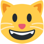 Arti Emoji 😺 Kucing Menyeringai (Grinning Cat) - Emojipedia Indonesia