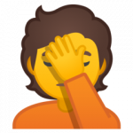 Arti Emoji 🤦 Orang Menutup Wajah (Person Facepalming) - Emojipedia ...