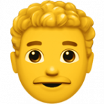 Arti Emoji 👨‍🦱 Pria Berambut Keriting (Man: Curly Hair) - Emojipedia ...