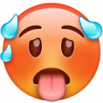 Arti Emoji 🥵 Wajah Kepanasan (Hot Face) - Emojipedia Indonesia