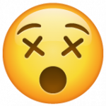 Arti Emoji 😵 Wajah Pening (Dizzy Face) - Emojipedia Indonesia