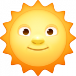 Arti Emoji 🌞 Matahari dengan Wajah (Sun with Face) - Emojipedia Indonesia