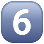 Arti Emoji 6️⃣ Tombol Angka Enam (Keycap Digit Six) - Emojipedia Indonesia