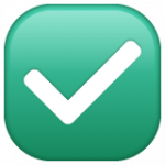 Arti Emoji Tombol Tanda Cek (Check Mark Button) - Emojipedia Indonesia