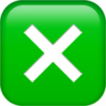 Arti Emoji Tombol Tanda Silang (Cross Mark Button) - Emojipedia Indonesia