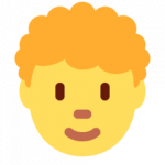 Arti Emoji 🧑‍🦱 Orang Berambut Keriting (Person: Curly Hair ...